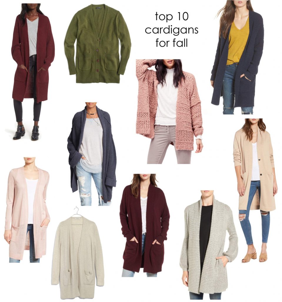 Top 10 Cardigans for Fall - Kailee Wright